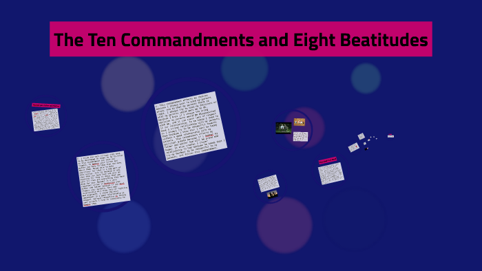 The Ten Commandments and Eight Beatitudes by Francesca Casciaro