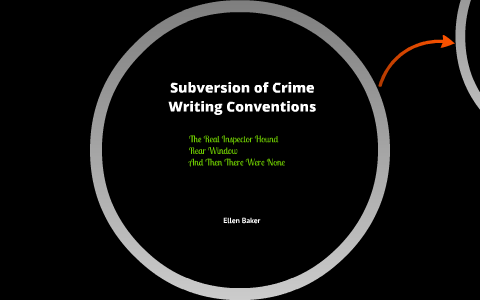 Subversion of Crime Writing Conventions by Jochillen Peakondo on Prezi