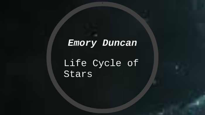 Star Life cycle by Emory Duncan