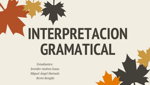 INTERPRETACION GRAMATICAL by Jennifer andrea isaza on Prezi Design