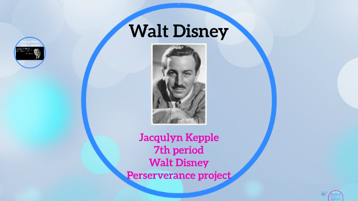 Walt Disney (Perserverance Project) by Jacqulyn Kepple on Prezi