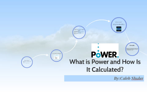 What is Power and How Is It Calculated? by caleb shuler on Prezi