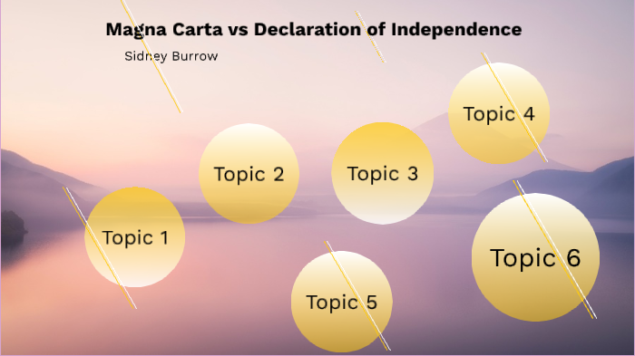 Magna Carta vs Declaration of Independence by Sidney Burrow on Prezi