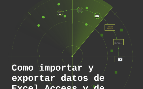 Como importar y exportar datos de excel access y de access a by on Prezi