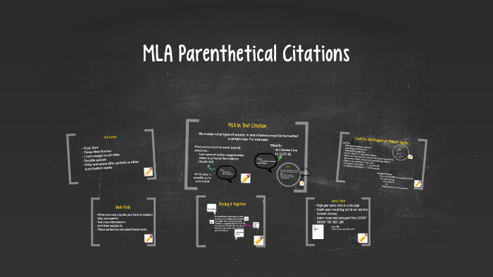 MLA Citations Mini Lesson by Kaylee Perry on Prezi
