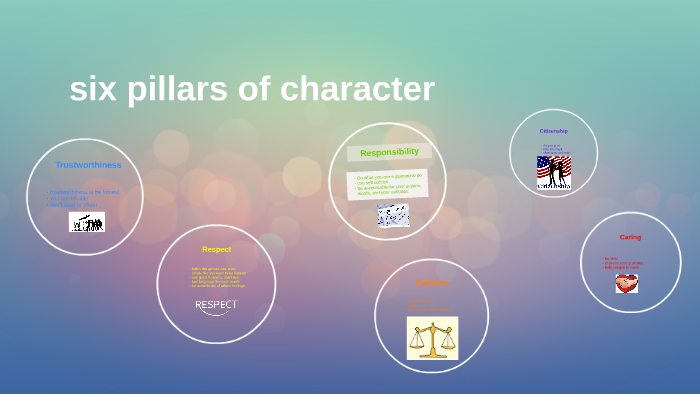six pillars of character by tanner housewright on Prezi