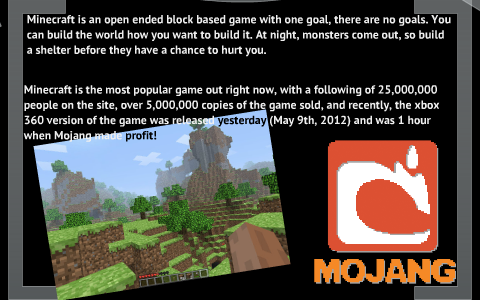 The History Of Minecraft and Mojang by Alex Niemeyer on Prezi