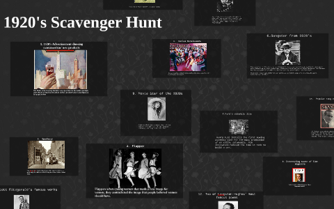 1920's Scavenger Hunt by Ebiuwa Aduwa on Prezi
