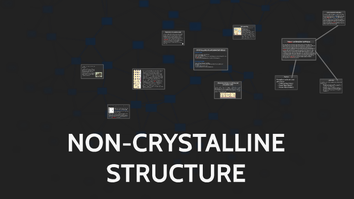NON-CRYSTALLINE STRUCTURE by APaul Arenas on Prezi