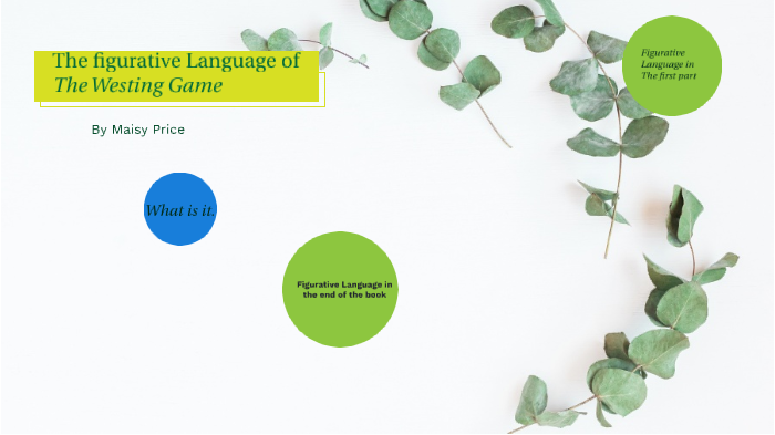 Figurative Language in "The Westing Game" by Maisy Price on Prezi