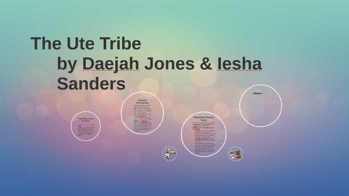 The Ute Tribe by Iesha Sanders on Prezi