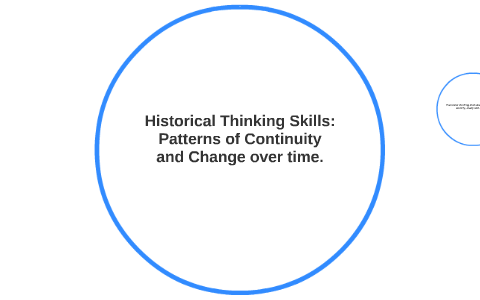 Patterns of Continuity and Change over time. by Robert Faherty on Prezi
