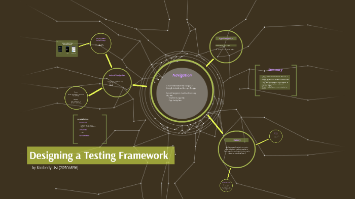 Designing a Testing Framework by Kim Yousee on Prezi