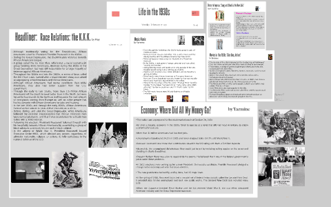 The 1930s: 'To Kill a Mockingbird by Charlene . on Prezi