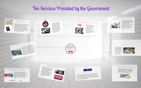 Ten Services Provided by the Government by Jennifer L on Prezi