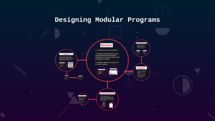Designing Modular Programs by Omar Nabi on Prezi