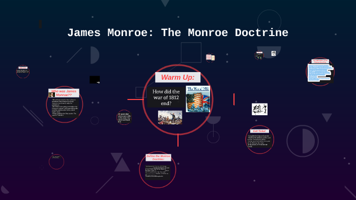 James Monroe: The Monroe Doctrine by Chloe D'Amico on Prezi