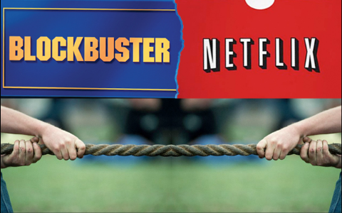 Netflix vs. Blockbuster by Catherine Cantu on Prezi