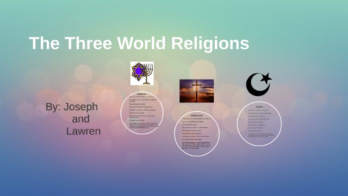 The Three World Religions by Joseph Kim on Prezi