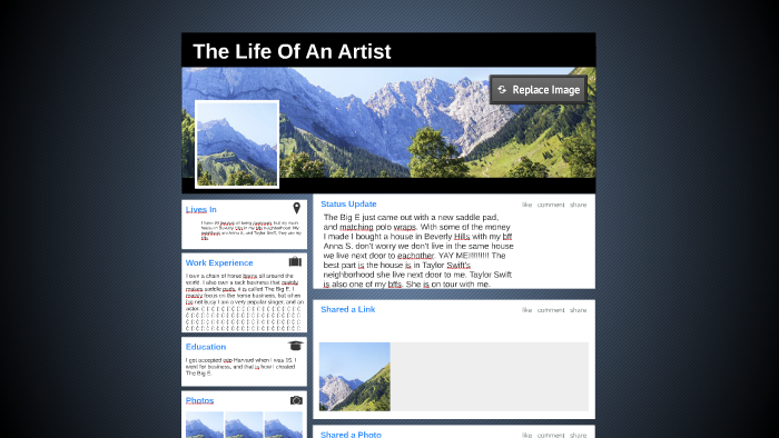The Life Of An Artist by Emma Mansell on Prezi