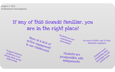 Introduction to Interactive Student Notebooks by Zemaria Jeanty on Prezi