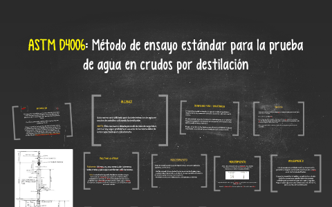 ASTM D4006: Método de ensayo estándar para la prueba by Jhonatan Panta ...