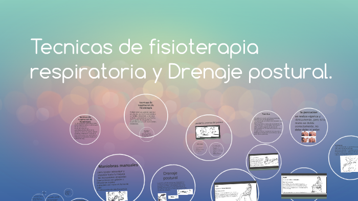 Tecnicas de fisioterapia respiratoria y Drenaje postural. by Eddy Rocha on Prezi