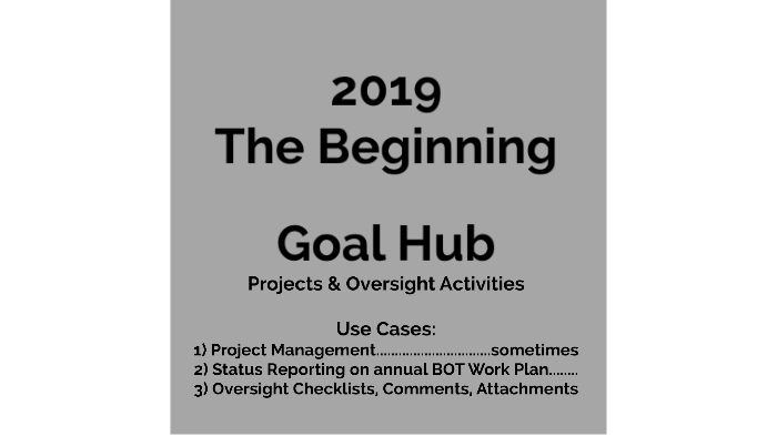 LIPA's Goal Hub by Wayne Steeves on Prezi
