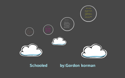 Schooled Gordon korman by Laura Miller on Prezi