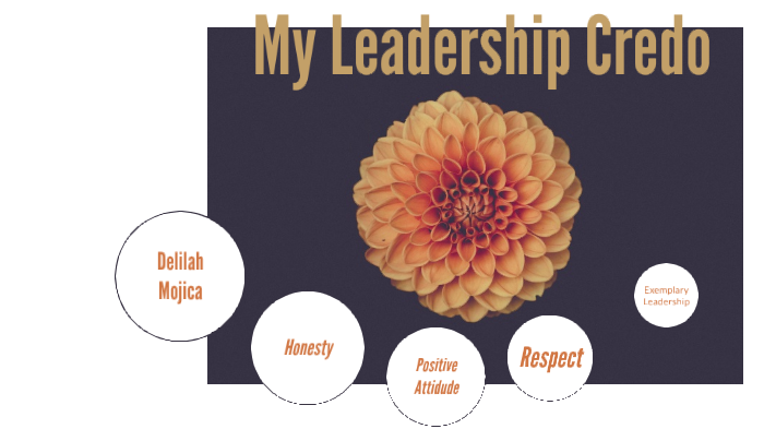my leadership credo by delilah mojica on Prezi