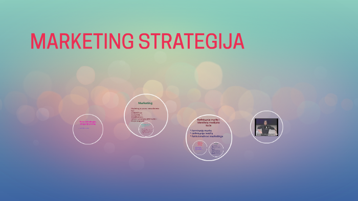 MARKETING STRATEGIJA by Dunja Boricic on Prezi
