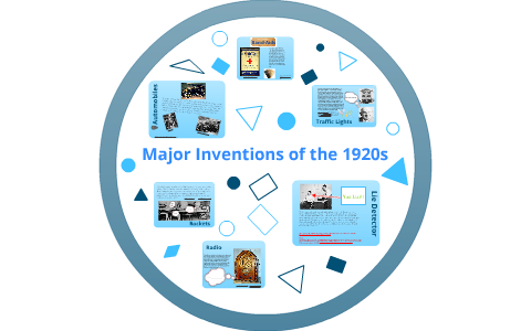 Inventions of the 1920s by Justin Jones on Prezi