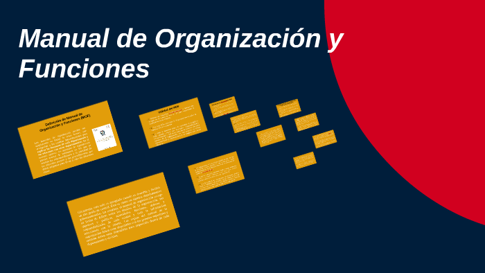 Manual de Organización y Funciones by Alexander Guerrero on Prezi