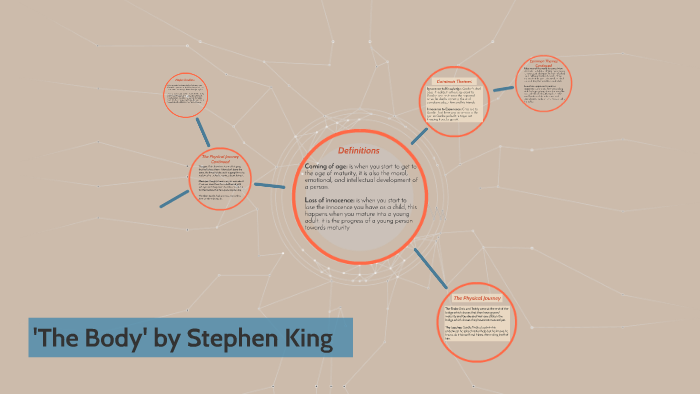'The Body' by Stephen King by chelsea pittman on Prezi