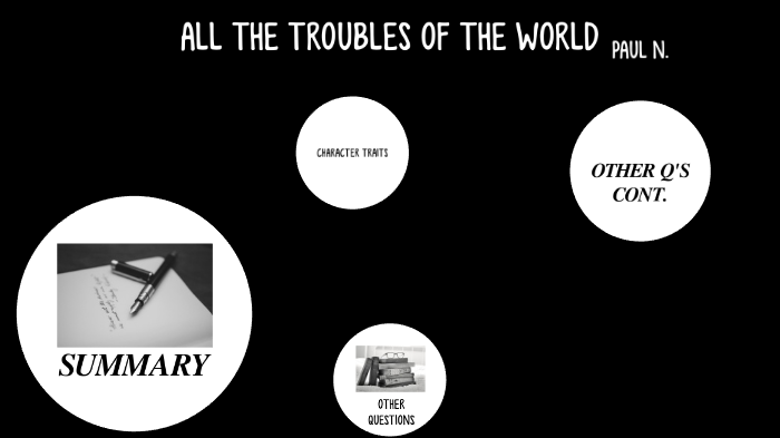 ALL THE TROUBLES OF THE WORLD by Paul Nieuwenhuis on Prezi