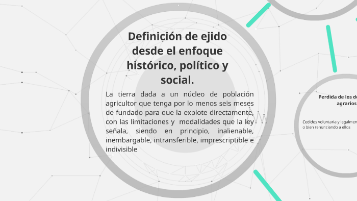 Definición de ejido desde el enfoque histórico, político y s by Erick ...