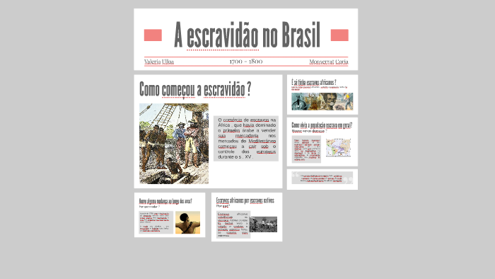 A escravidão no Brasil 1700-1800 by Monzii MonRoe on Prezi