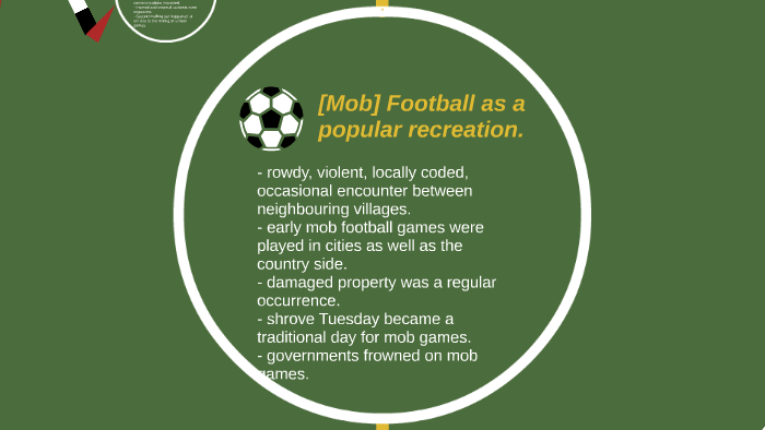 Football and Mob football by will howells on Prezi