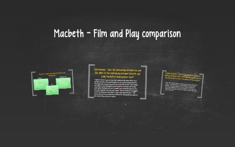 Macbeth - Film and Play comparison by Georgia Saunders on Prezi