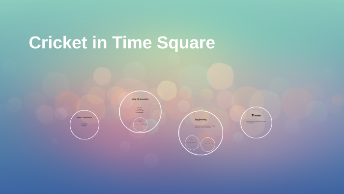Cricket in Time Square by Ashley Johnson on Prezi