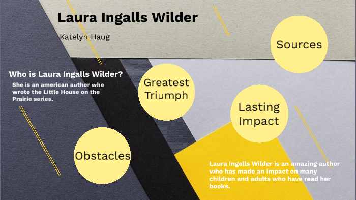 Laura Ingalls Wilder: An Author to Remember by Katelyn Haug on Prezi