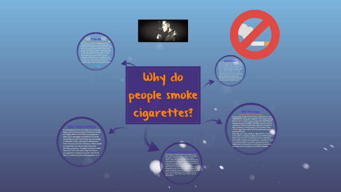 Why do people smoke cigarettes? by Maya L on Prezi
