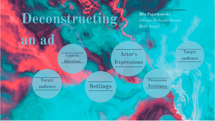 Deconstructing an ad 2.0 by Johann Redondo on Prezi