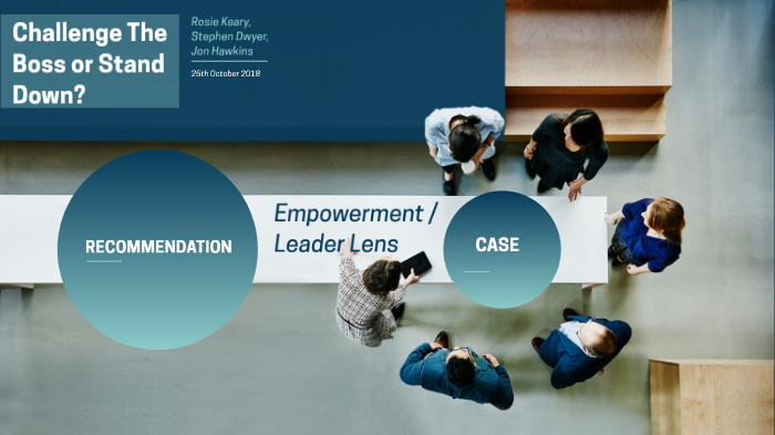 Challenge The Boss or Stand Down? by Jon Hawkins on Prezi