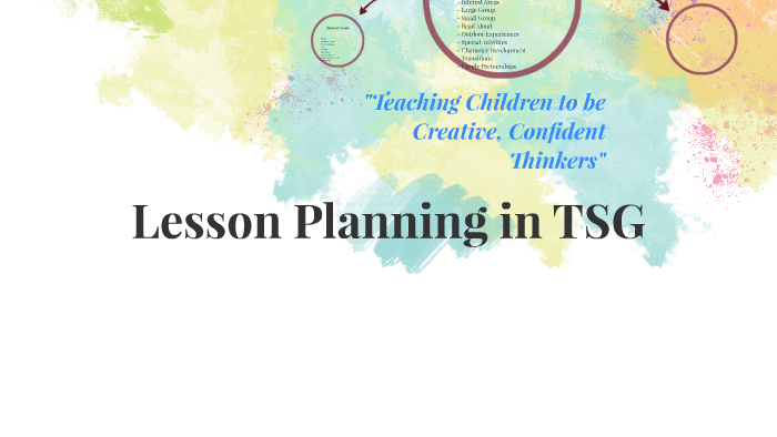 Lesson Planning in TSG by Susan Weber on Prezi