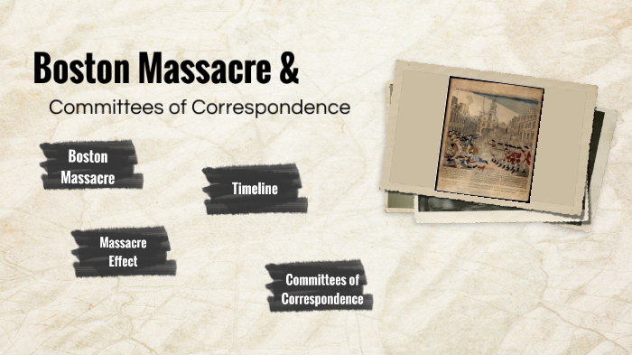 Boston Massacre/Committees of Correspondence by Kathleen Baker on Prezi