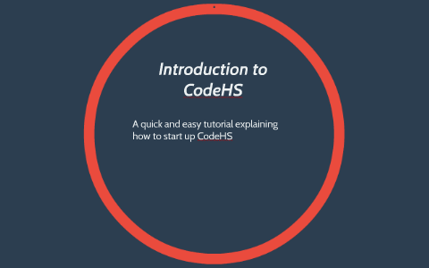 Introduction to Code HS by Greg paine on Prezi
