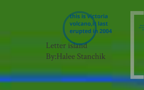 Letter Island by Halee Stanchik