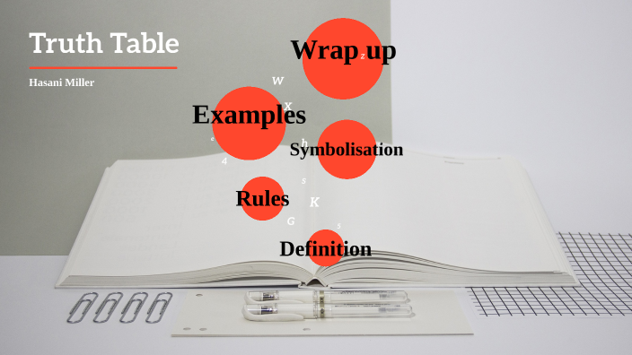 TRUTH TABLE by Hasani Miller on Prezi