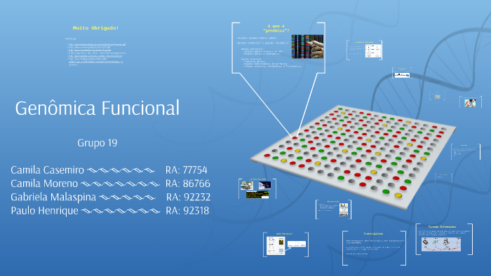 Genômica Funcional by Camila Moreno on Prezi